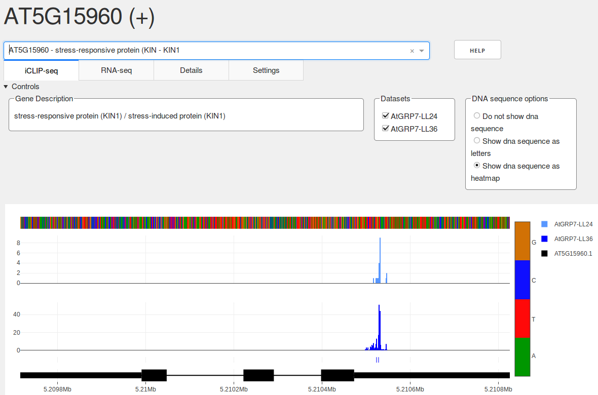 Seqing Seqing Interactive Web Based Tool For Visualization Of Iclip And Rna Seq Data